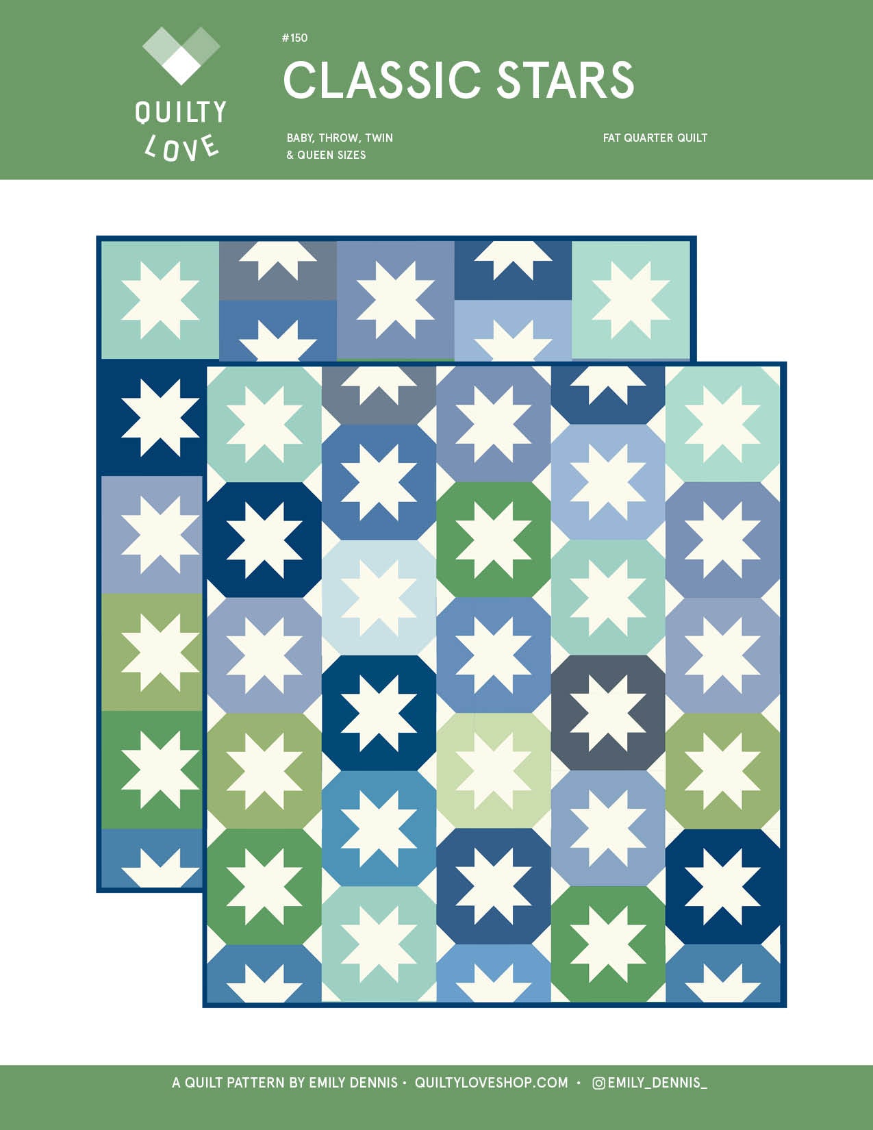 Classic Stars PDF Quilt Pattern-Automatic Download – Quilty Love