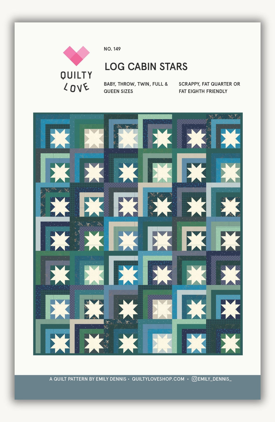 Log Cabin Stars Quilt – Quilty Love