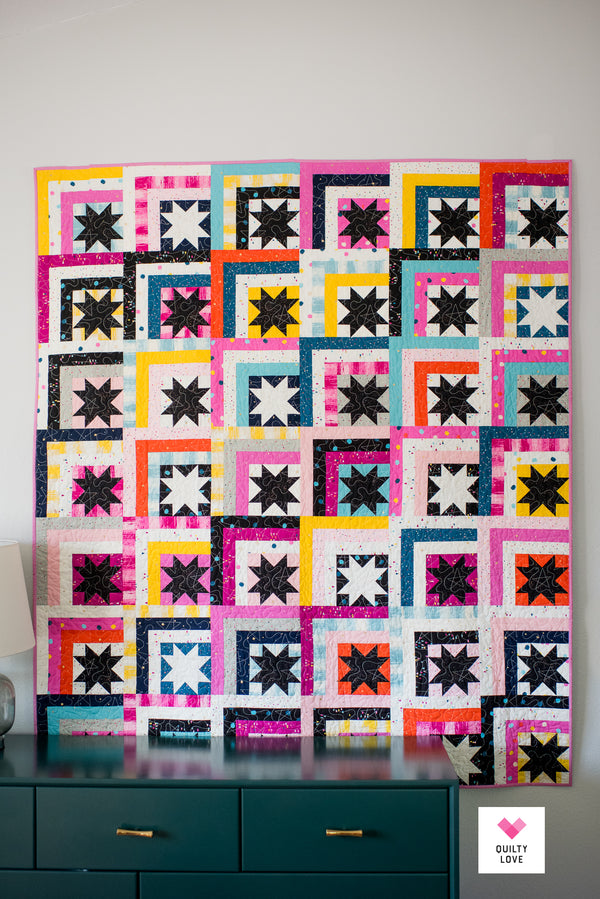 Log Cabin Stars PDF Quilt Pattern-Automatic Download – Quilty Love