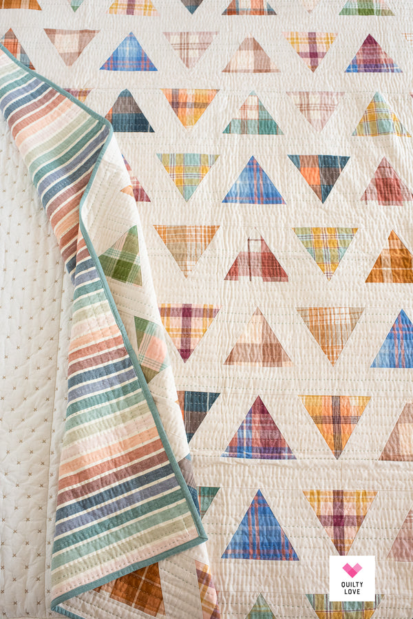 Triangle Pop PDF quilt pattern – Quilty Love