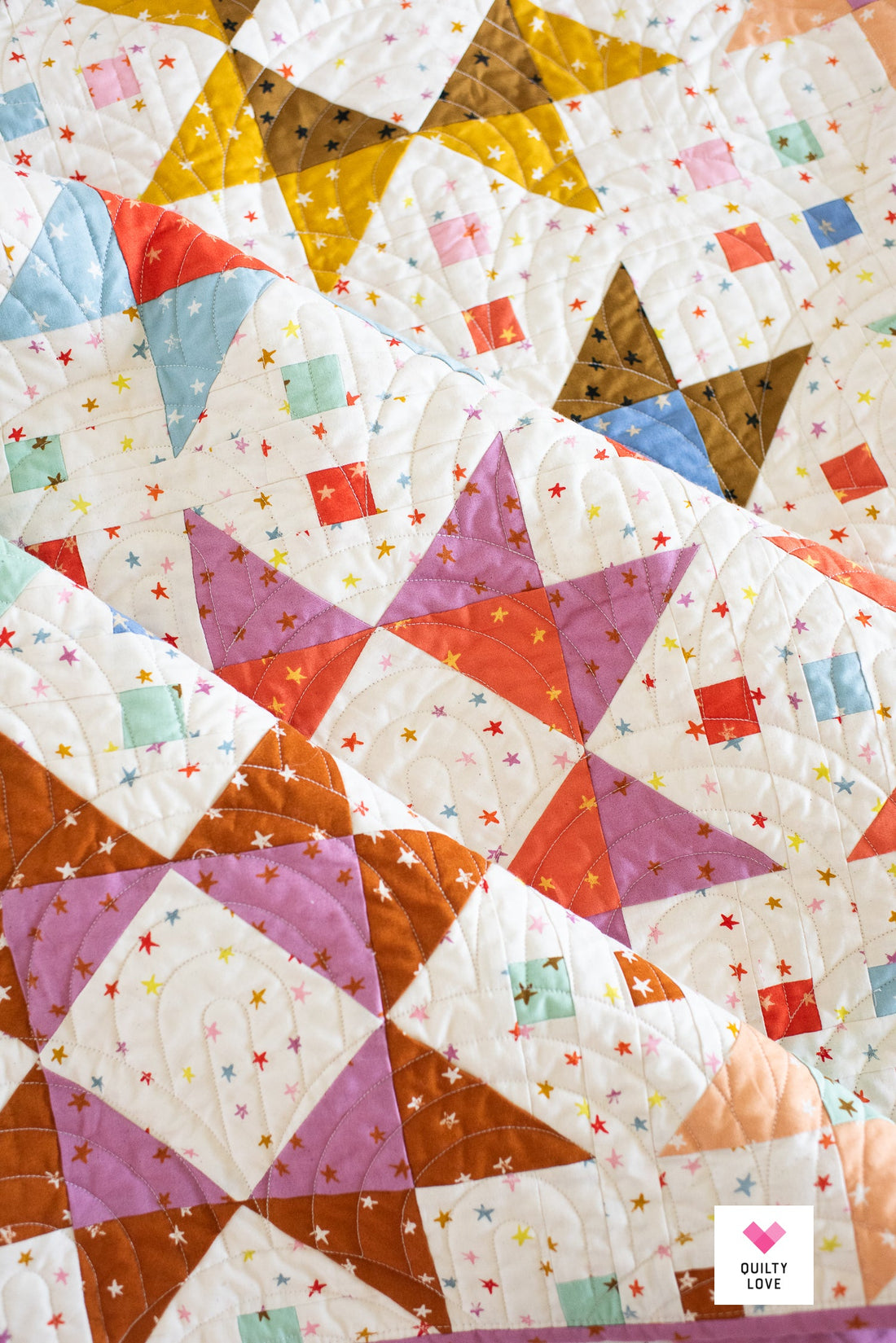Tiled Stars II Quilt Pattern - PRINTED BOOKLET – Quilty Love