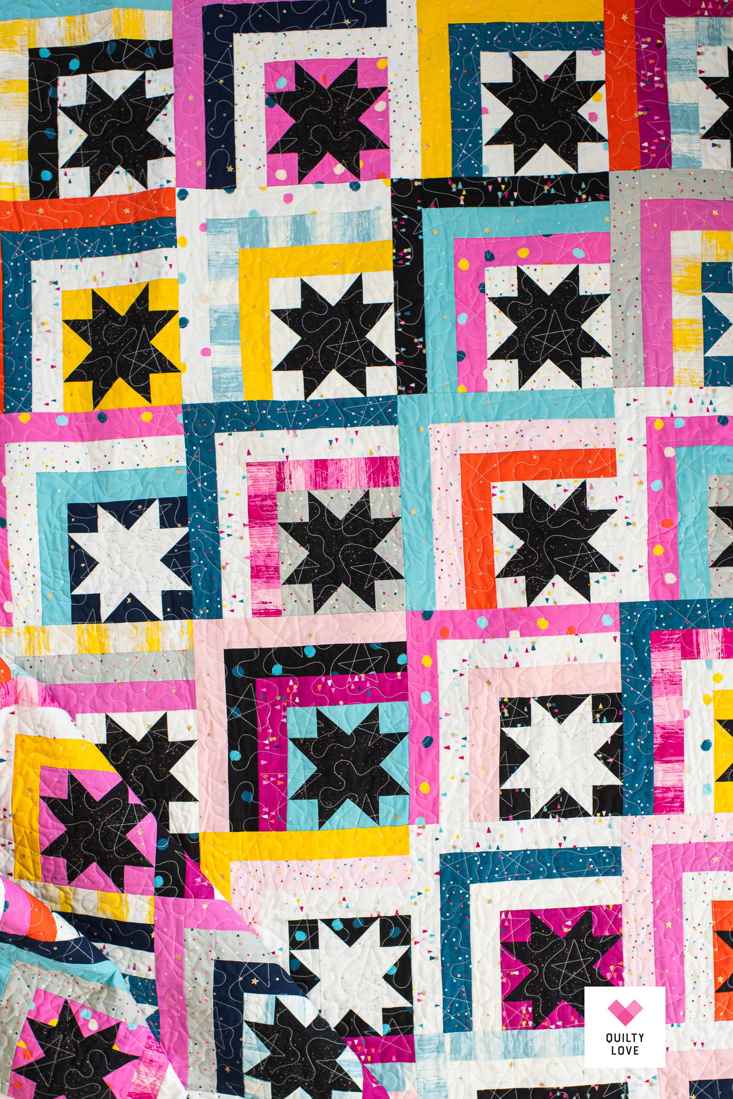 Log Cabin Stars PDF Quilt Pattern-Automatic Download – Quilty Love