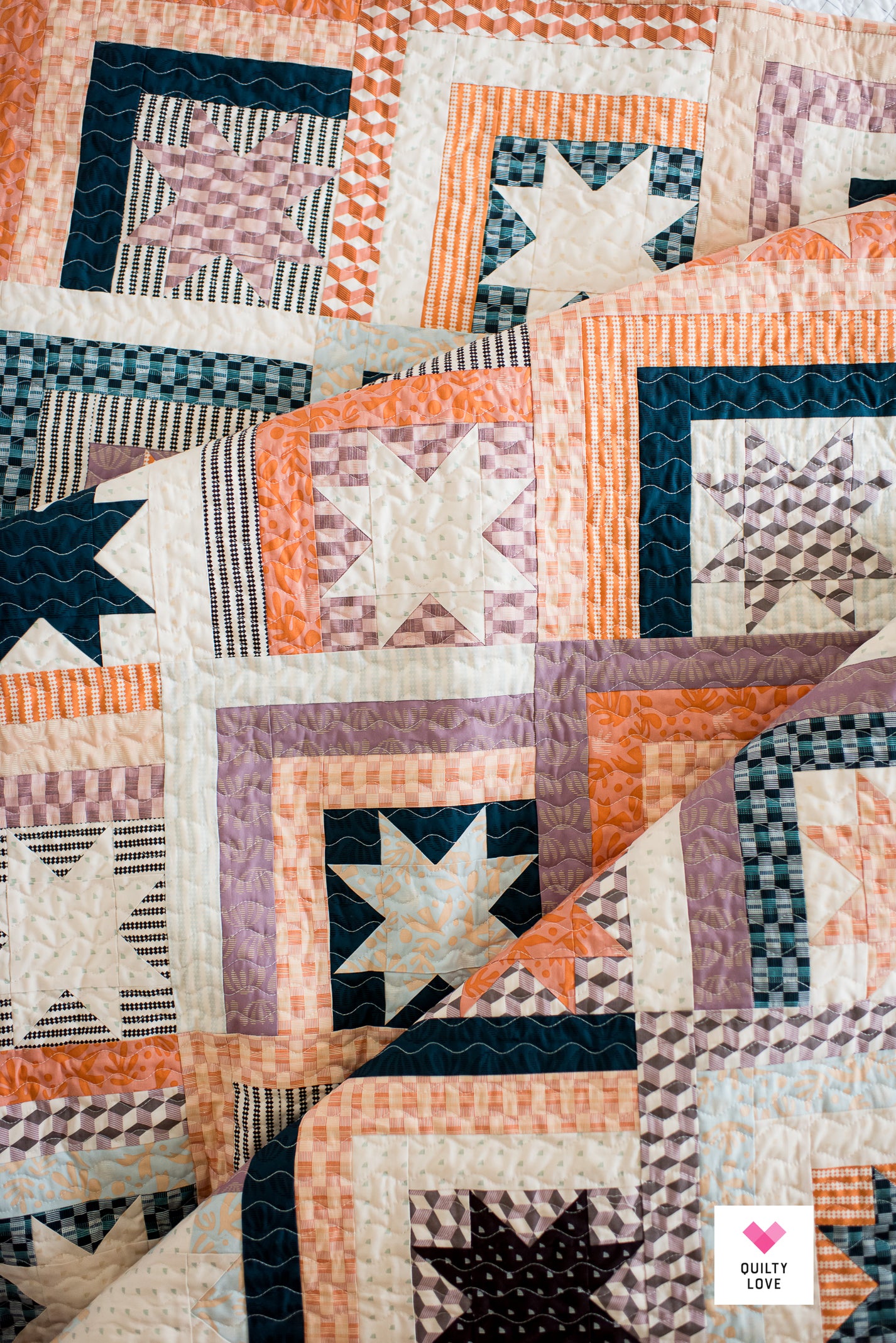 Log Cabin Stars PDF Quilt Pattern-Automatic Download – Quilty Love