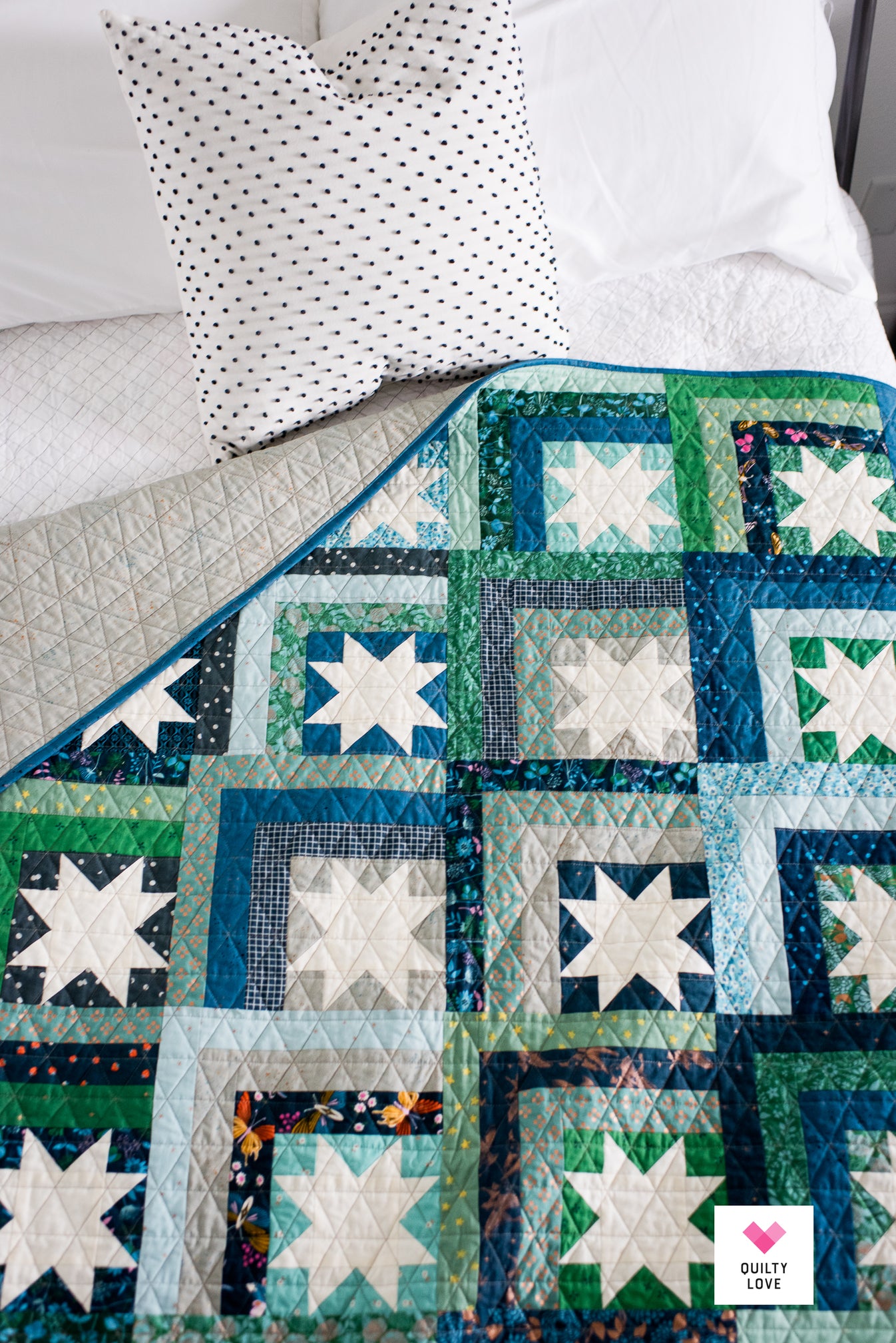 Log Cabin Stars PDF Quilt Pattern-Automatic Download – Quilty Love
