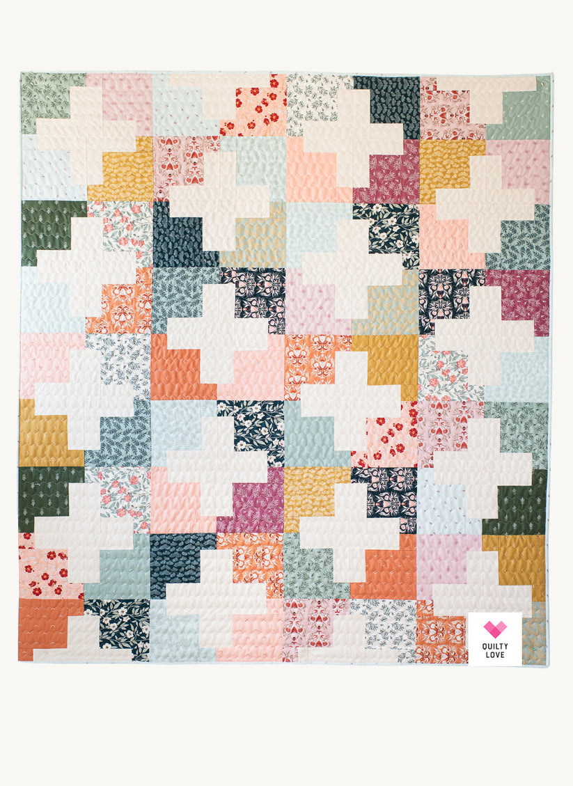 Plus Pop PDF Quilt Pattern-Instant Download – Quilty Love