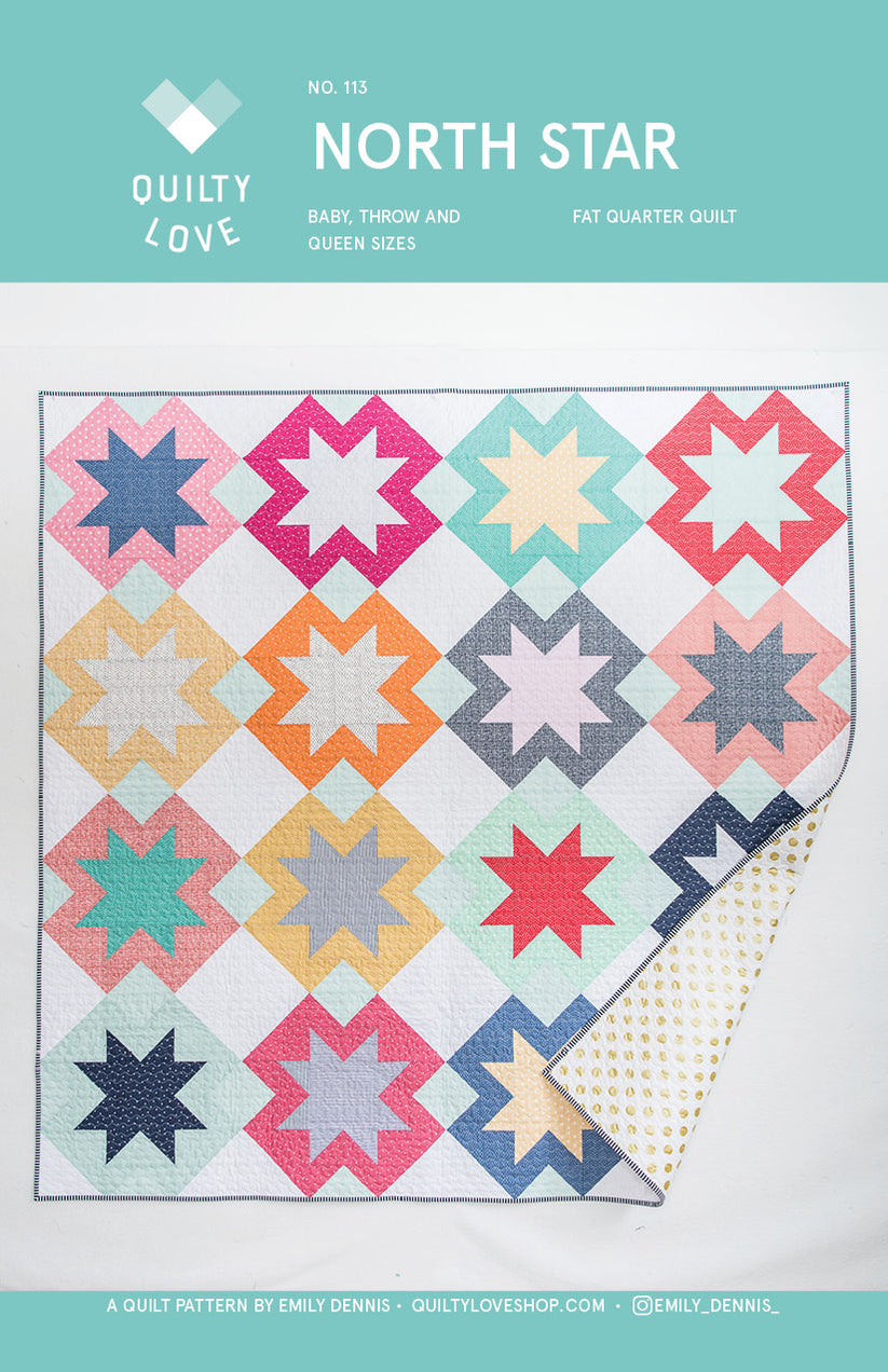 North Star PAPER Quilt Pattern – Quilty Love
