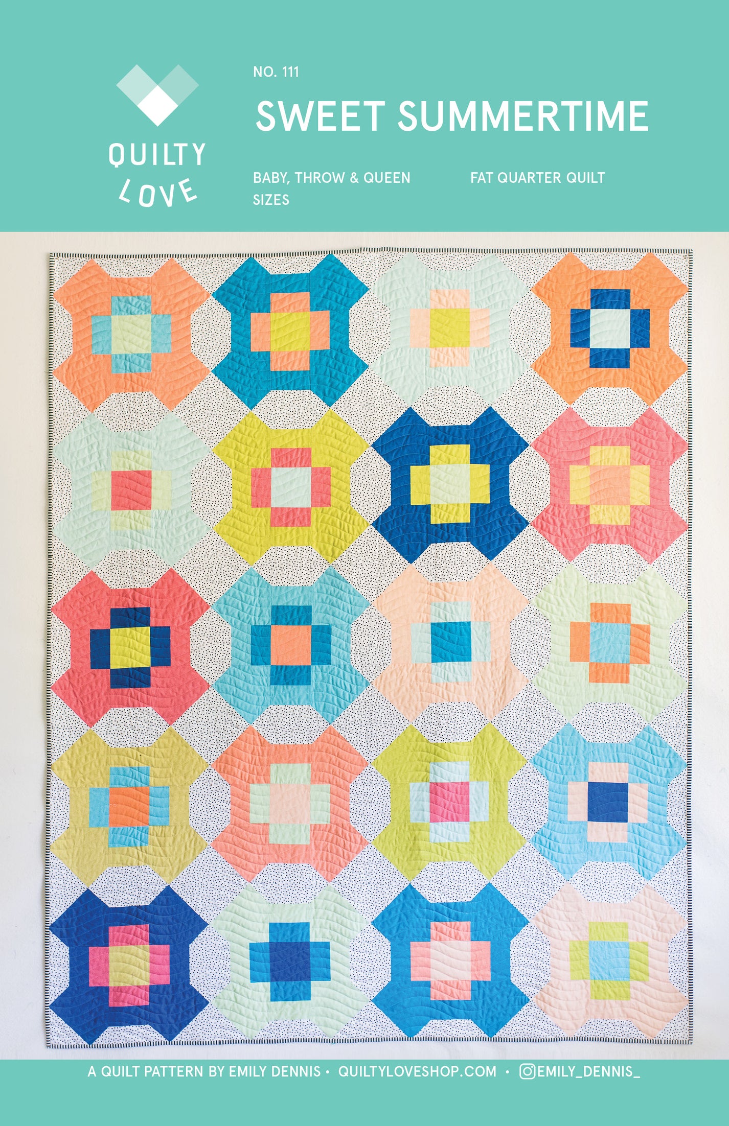 Sweet Summertime PAPER quilt pattern – Quilty Love