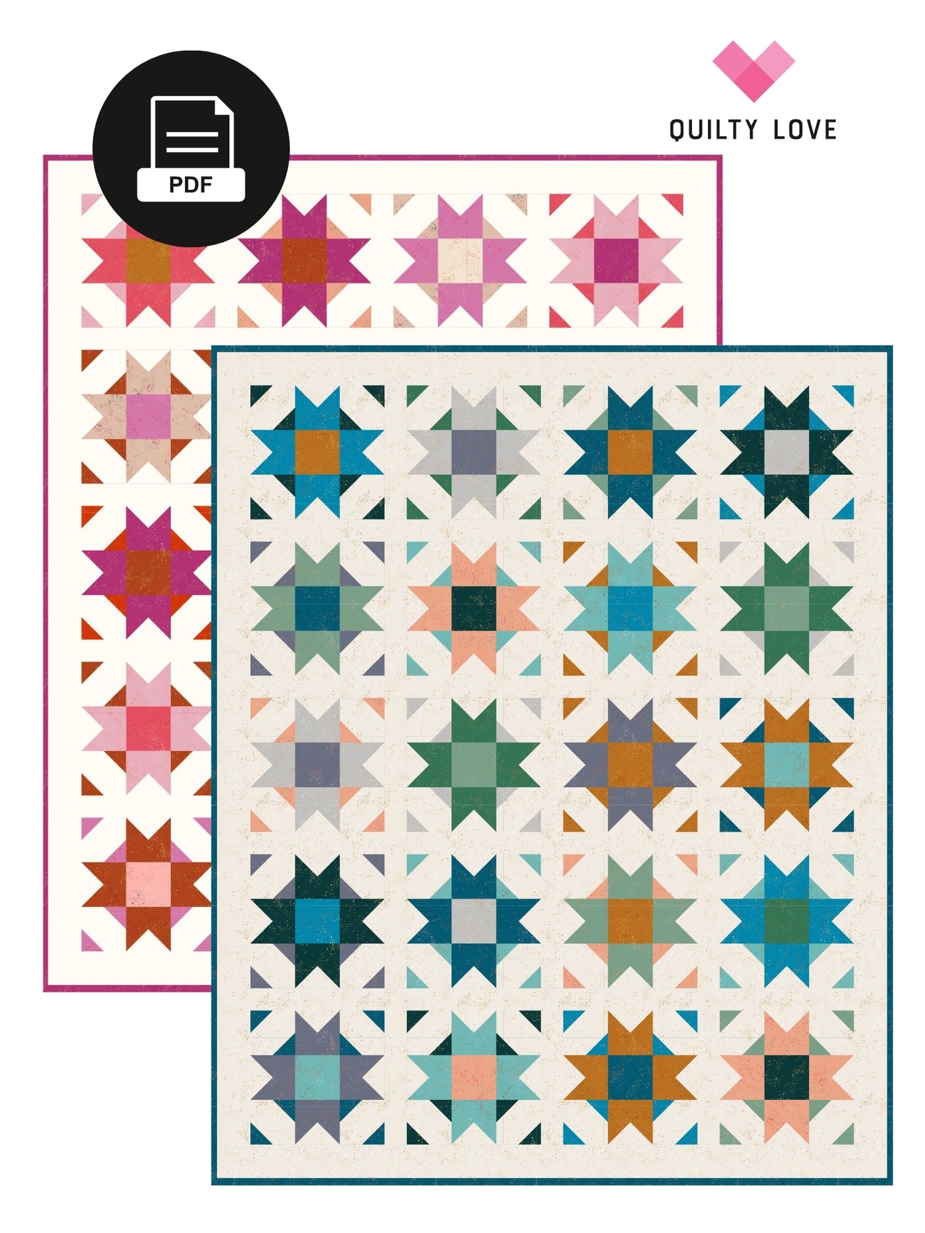 Compass Star PDF Quilt Pattern-Automatic download – Quilty Love