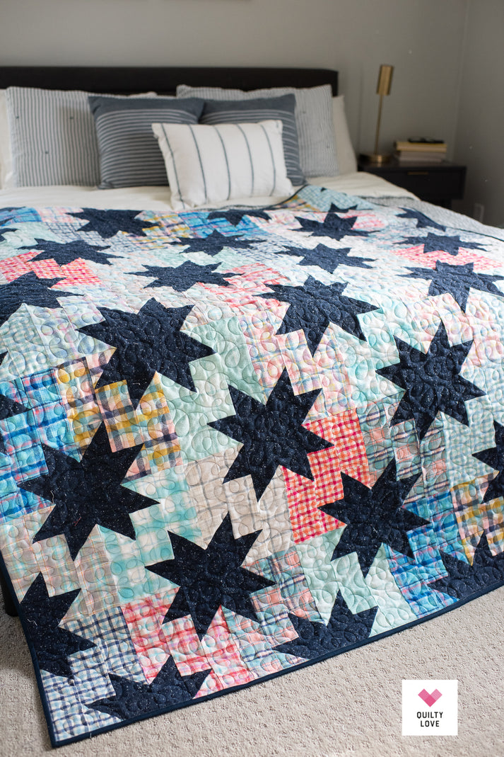Star Pop PAPER Quilt Pattern – Quilty Love