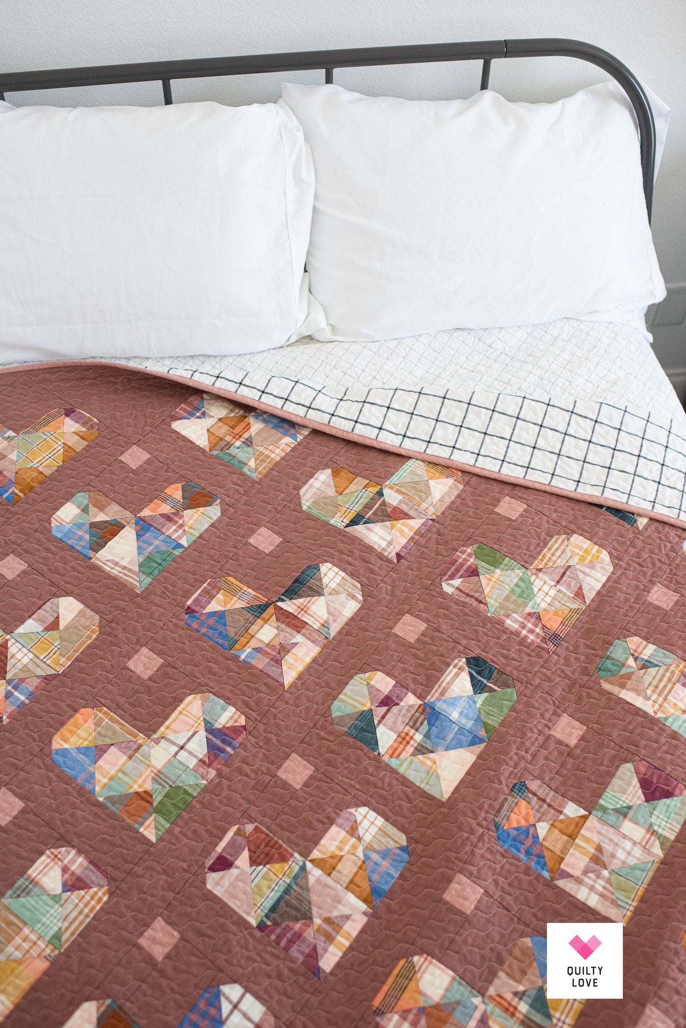 Heart Gems Quilt Pattern-PAPER pattern – Quilty Love