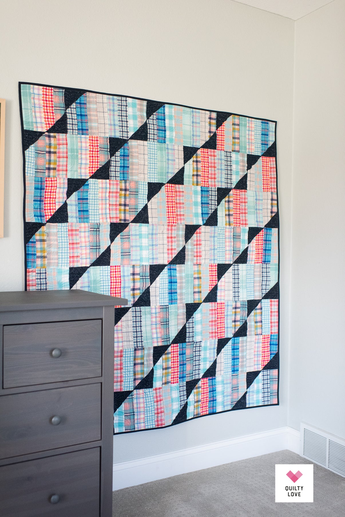 Happy Stripes PDF Quilt Pattern-Automatic Download – Quilty Love