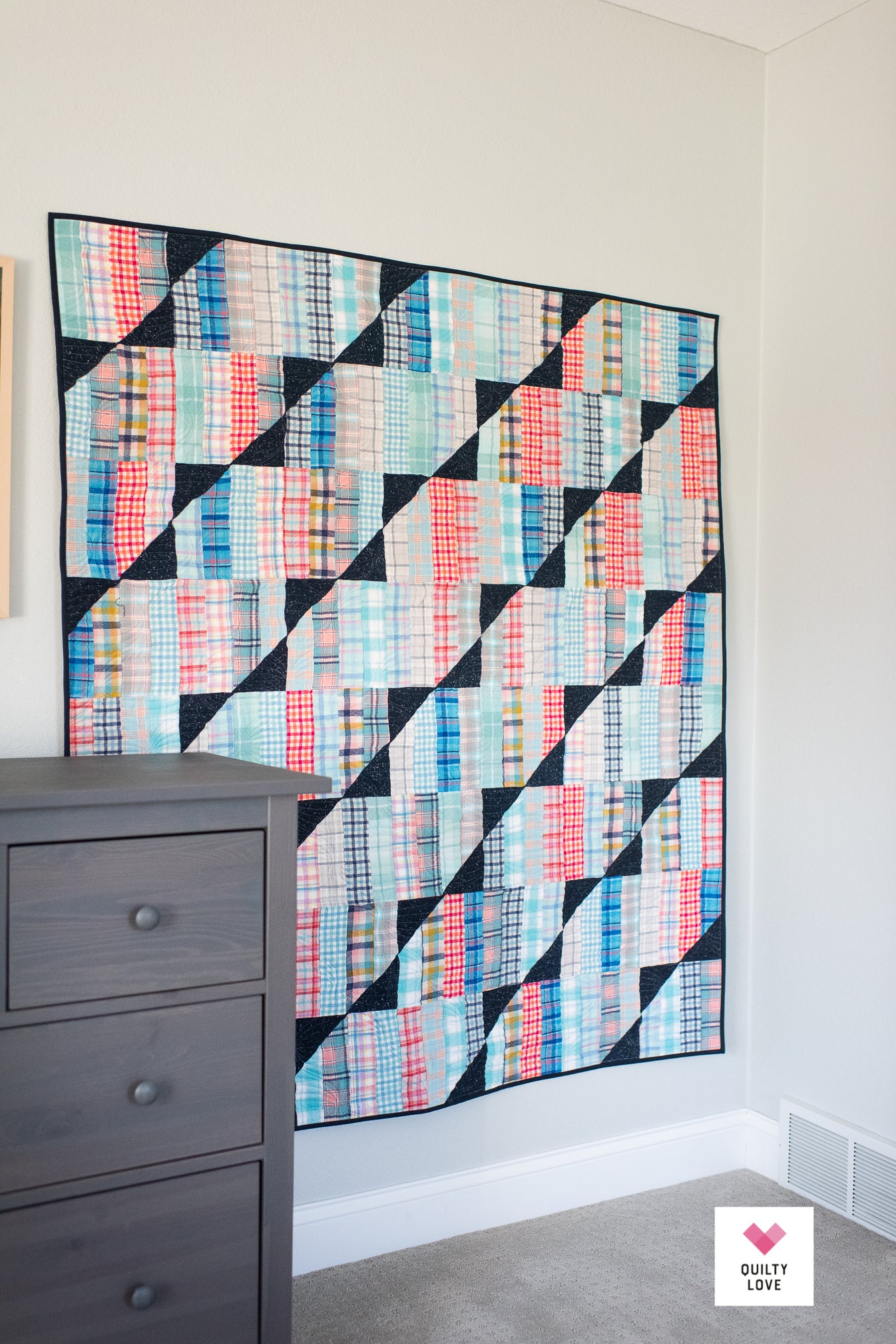 Happy Stripes PDF Quilt Pattern-Automatic Download – Quilty Love