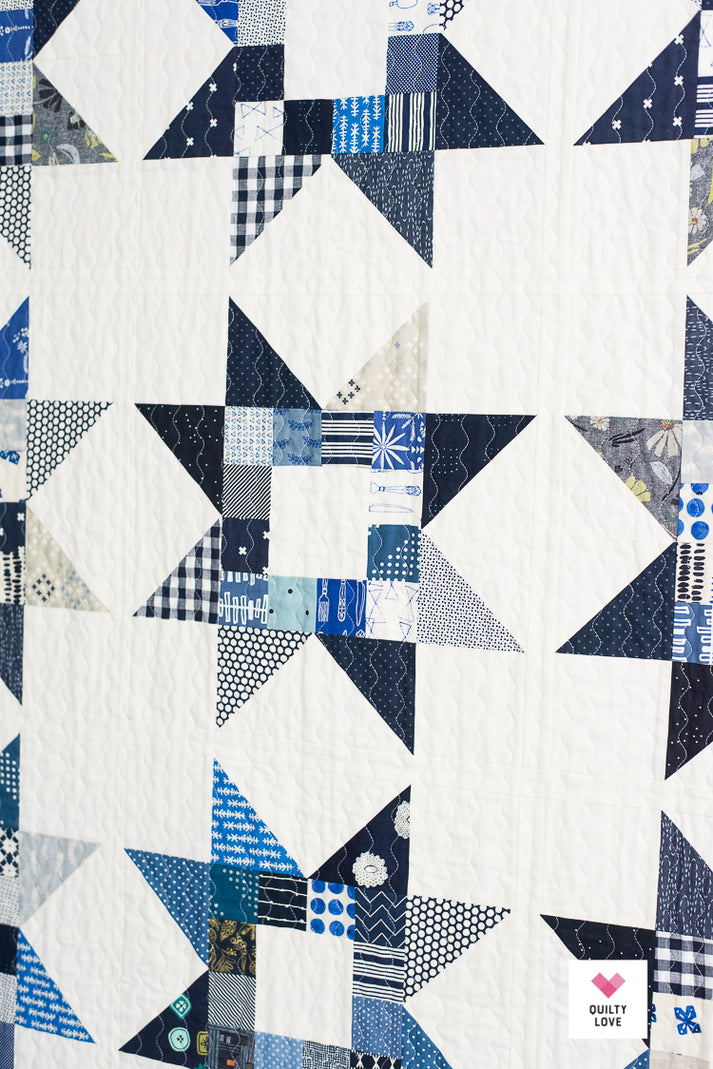 Quilty Stars PAPER quilt pattern – Quilty Love