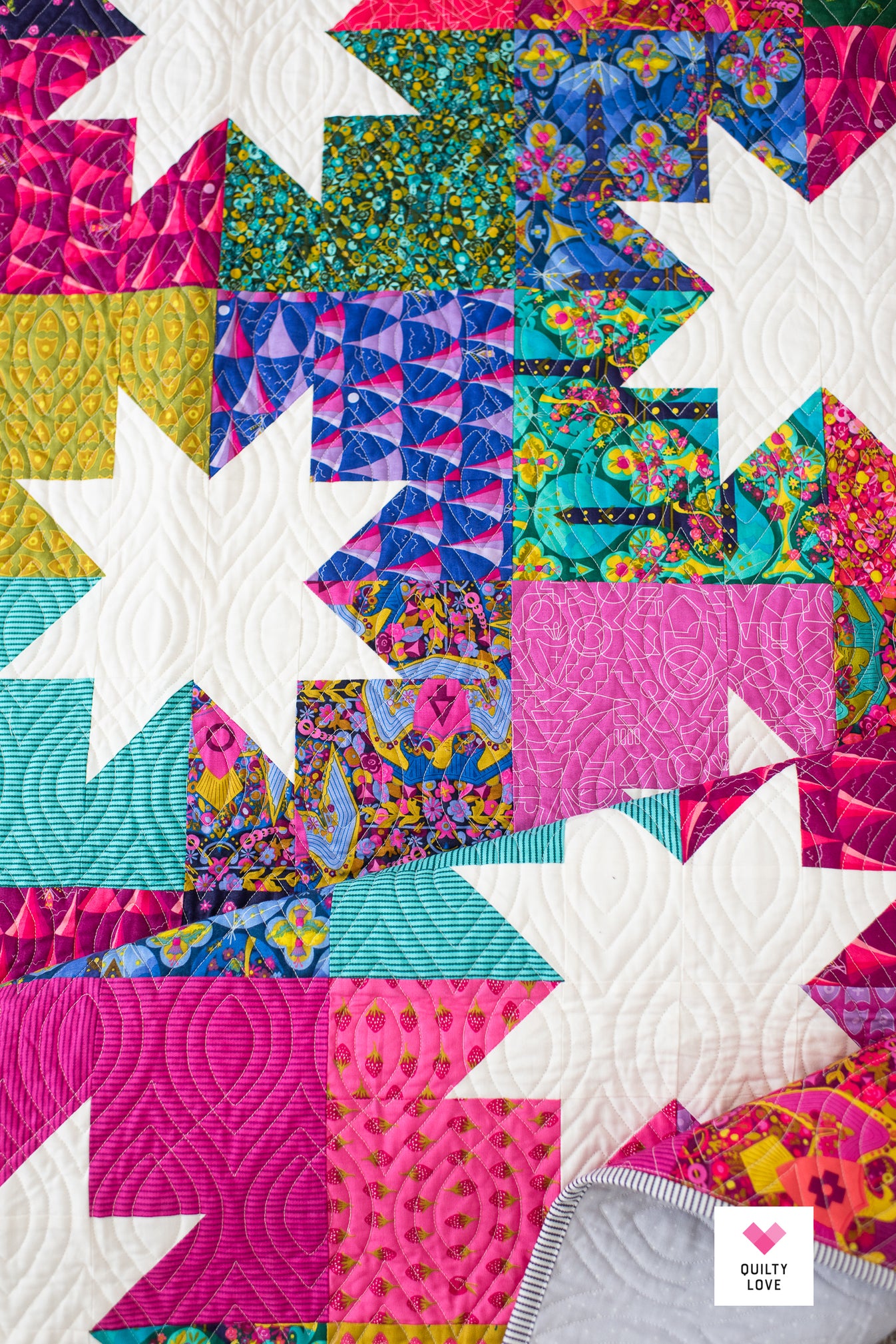 Star Pop II PDF Quilt Pattern-Automatic Download – Quilty Love