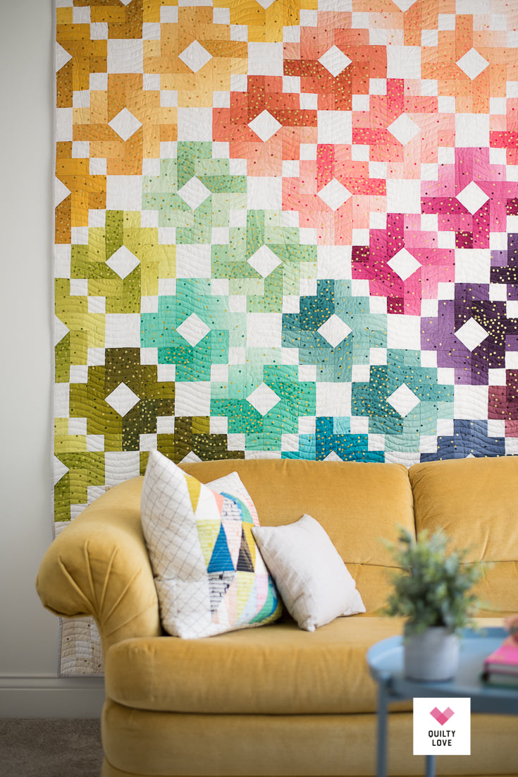 Ombre Gems PDF quilt pattern – Quilty Love