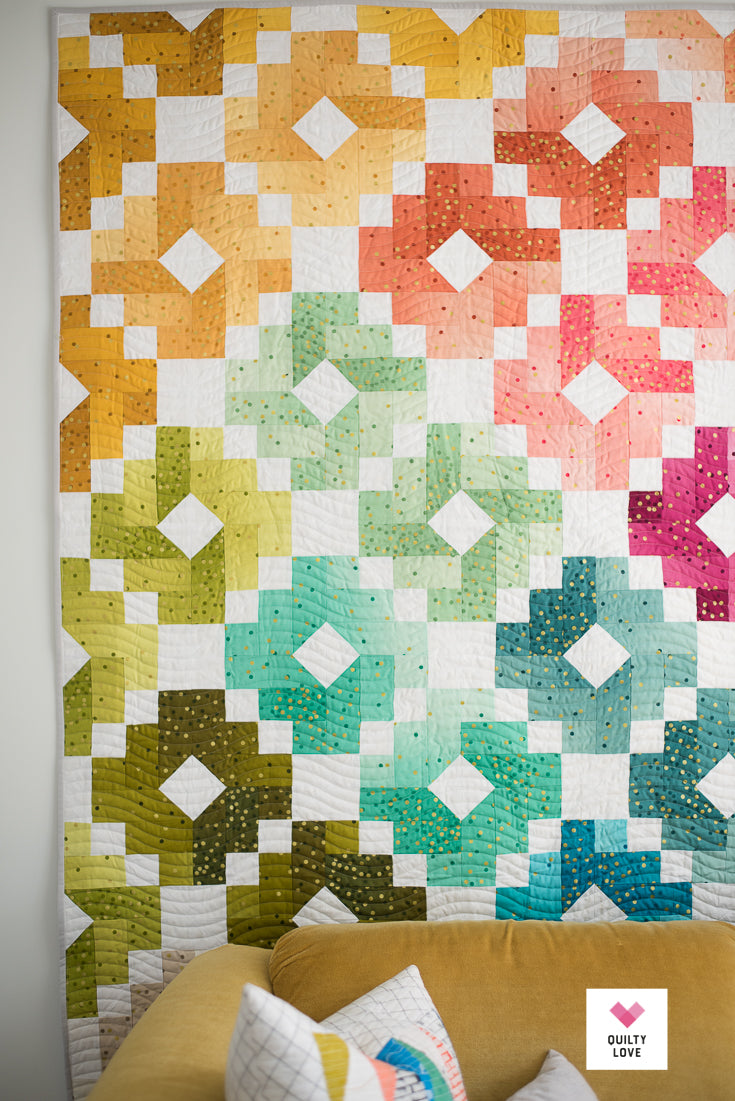 Ombre Gems PDF quilt pattern – Quilty Love