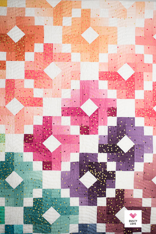 Ombre Gems PDF quilt pattern – Quilty Love
