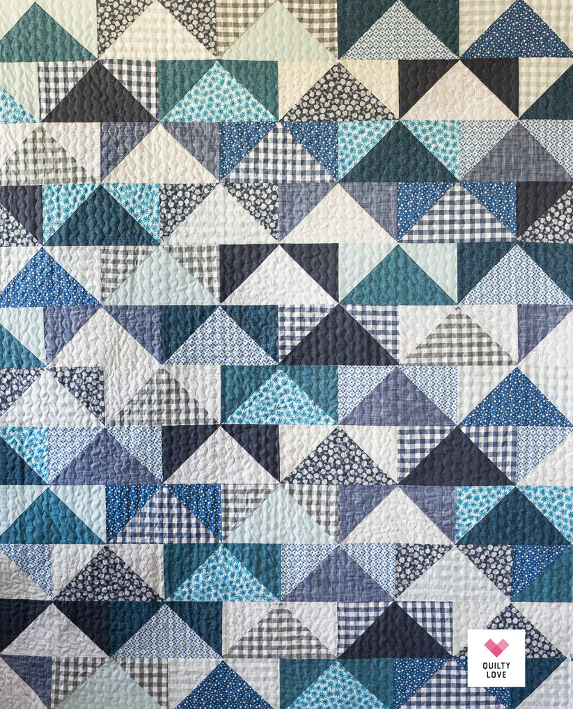 Patchwork Flying Geese PDF Quilt Pattern-Automatic Download – Quilty Love