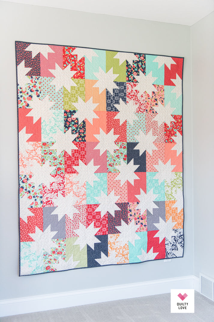 Star Pop PAPER Quilt Pattern – Quilty Love