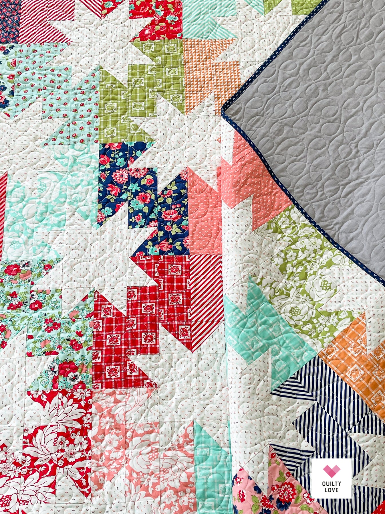 Star Pop PAPER Quilt Pattern – Quilty Love