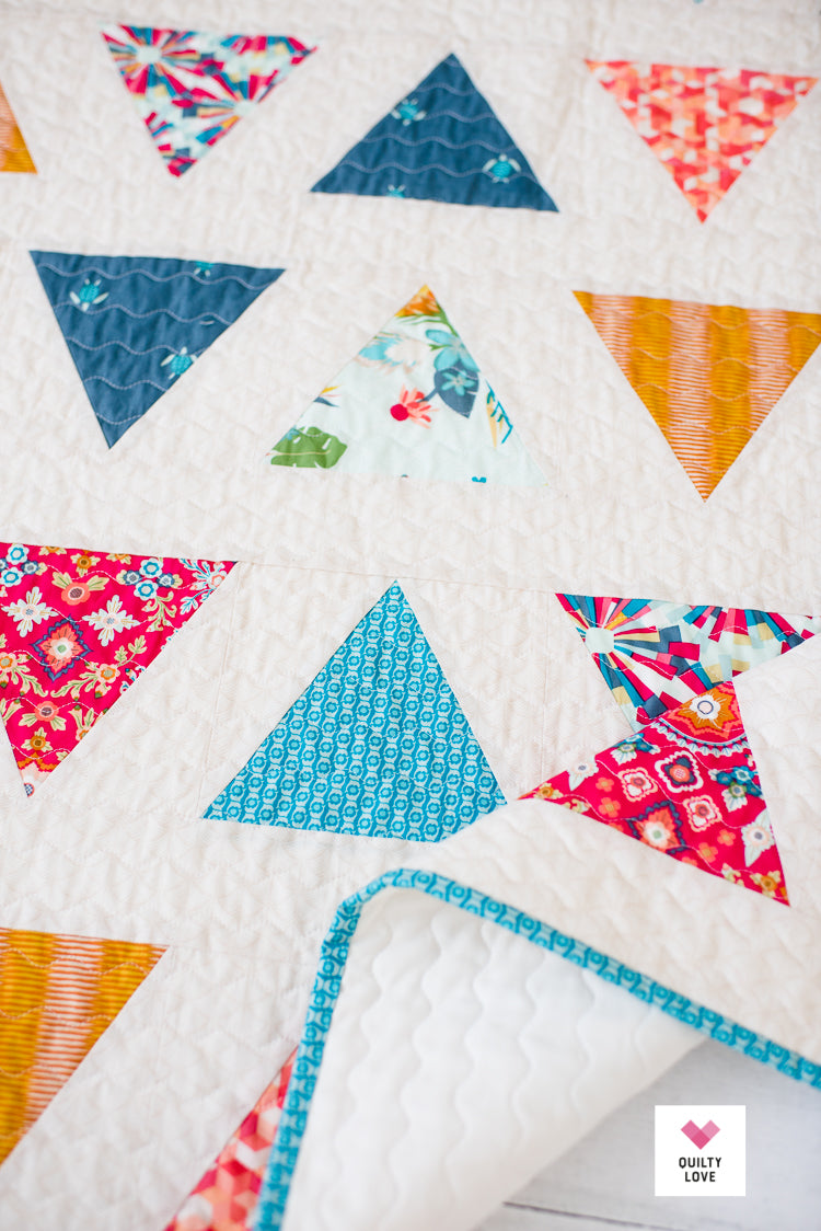 Triangle Pop PDF quilt pattern – Quilty Love